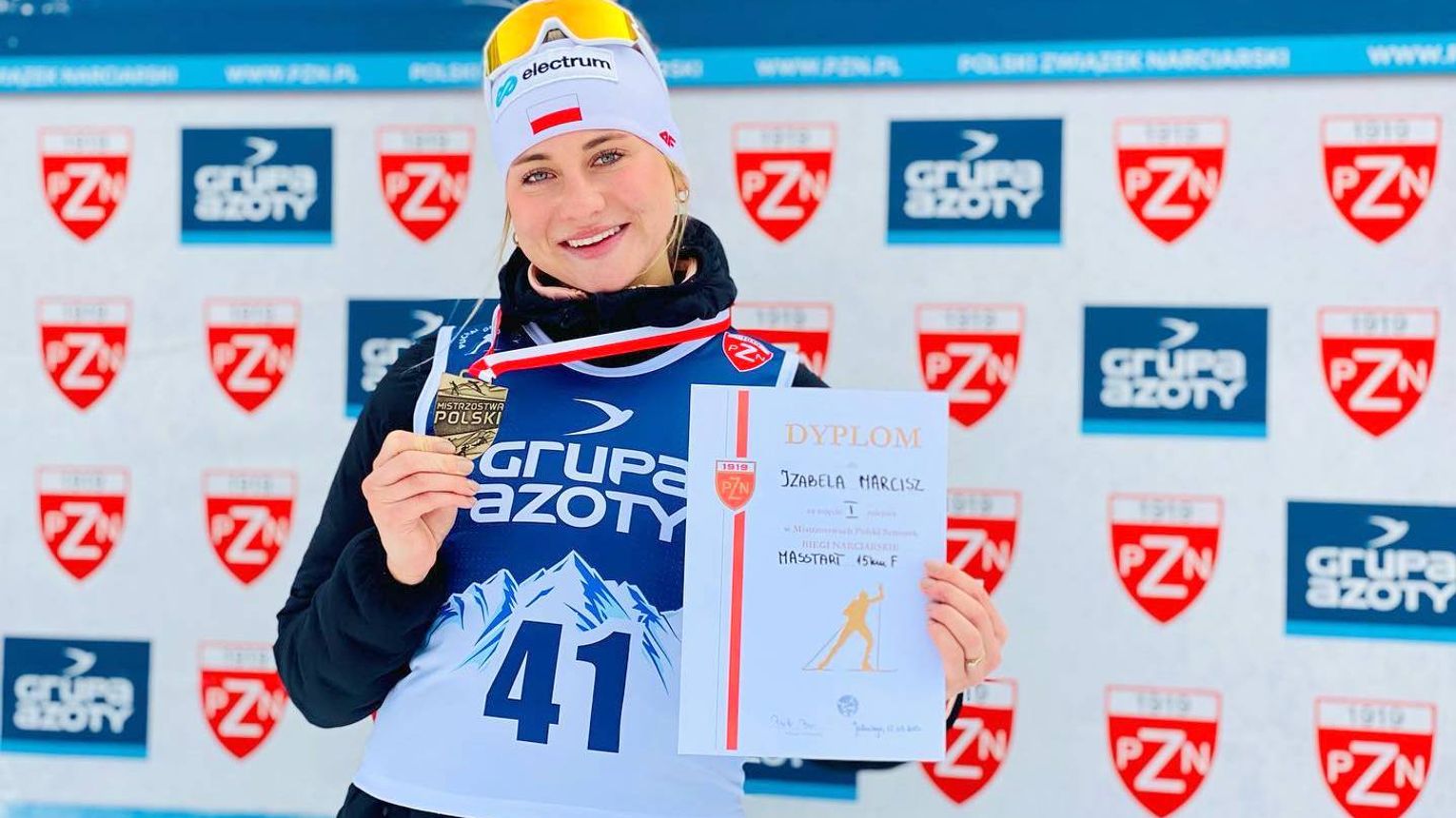 Izabela Marcisz Mistrzynią Polski w biegu techniką dowolną!