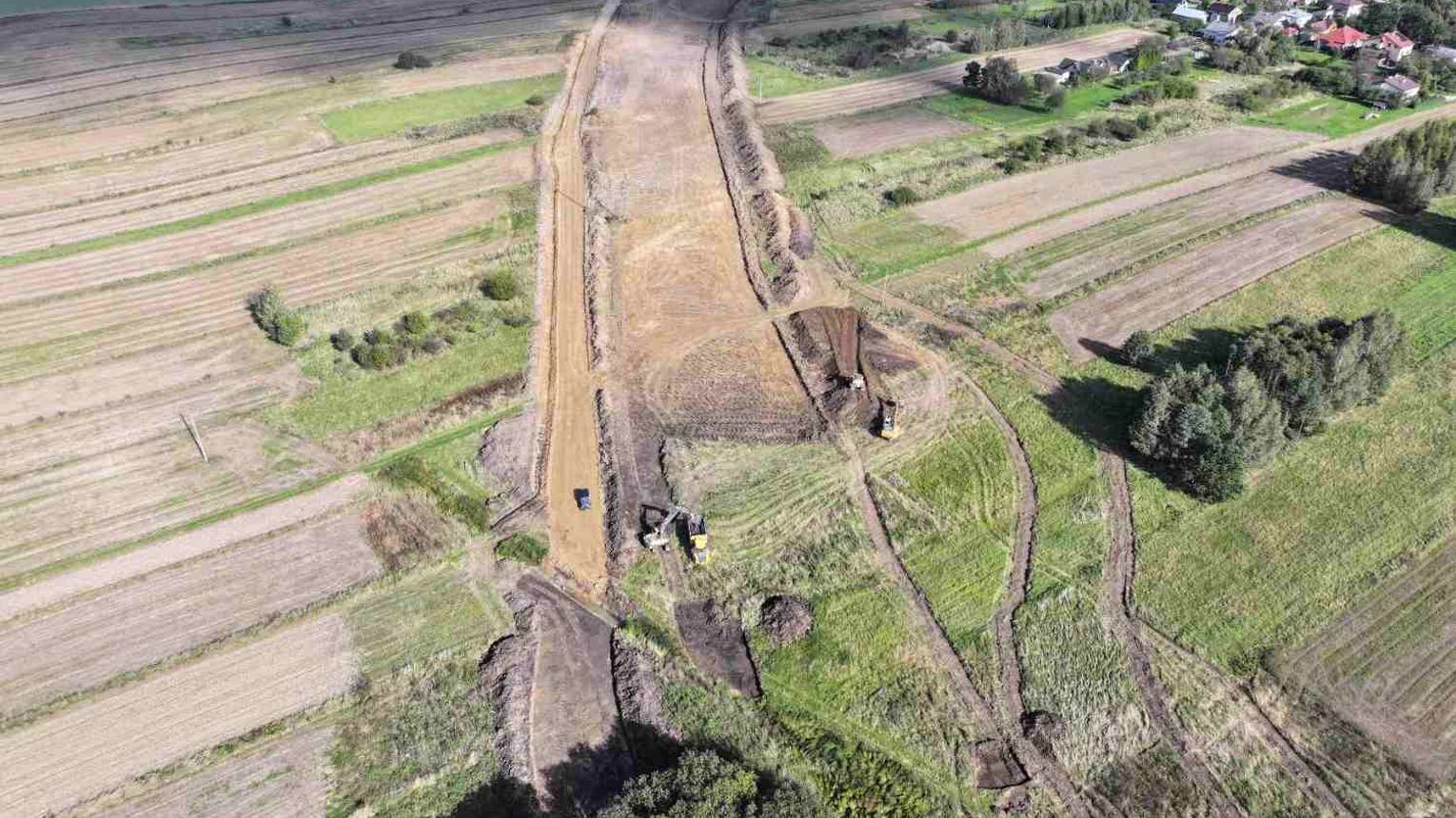 Ruszyła budowa S19 na odcinku Dukla - Miejsce Piastowe. Pierwszy tydzień prac [Z