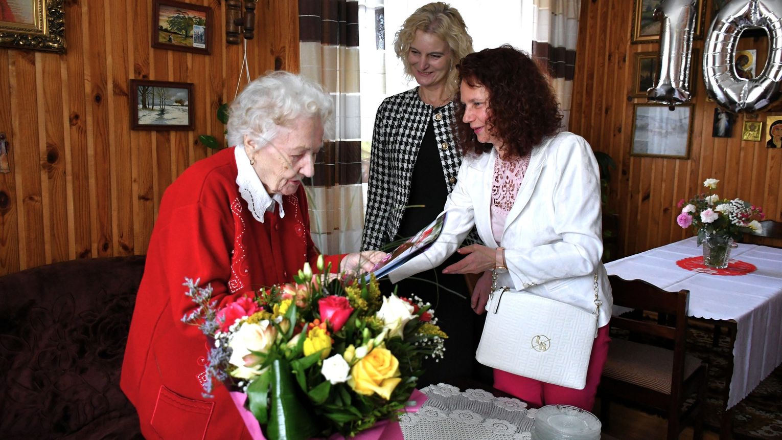 Setne urodziny Pani Zofii Dworzańskiej z Rymanowa-Zdroju