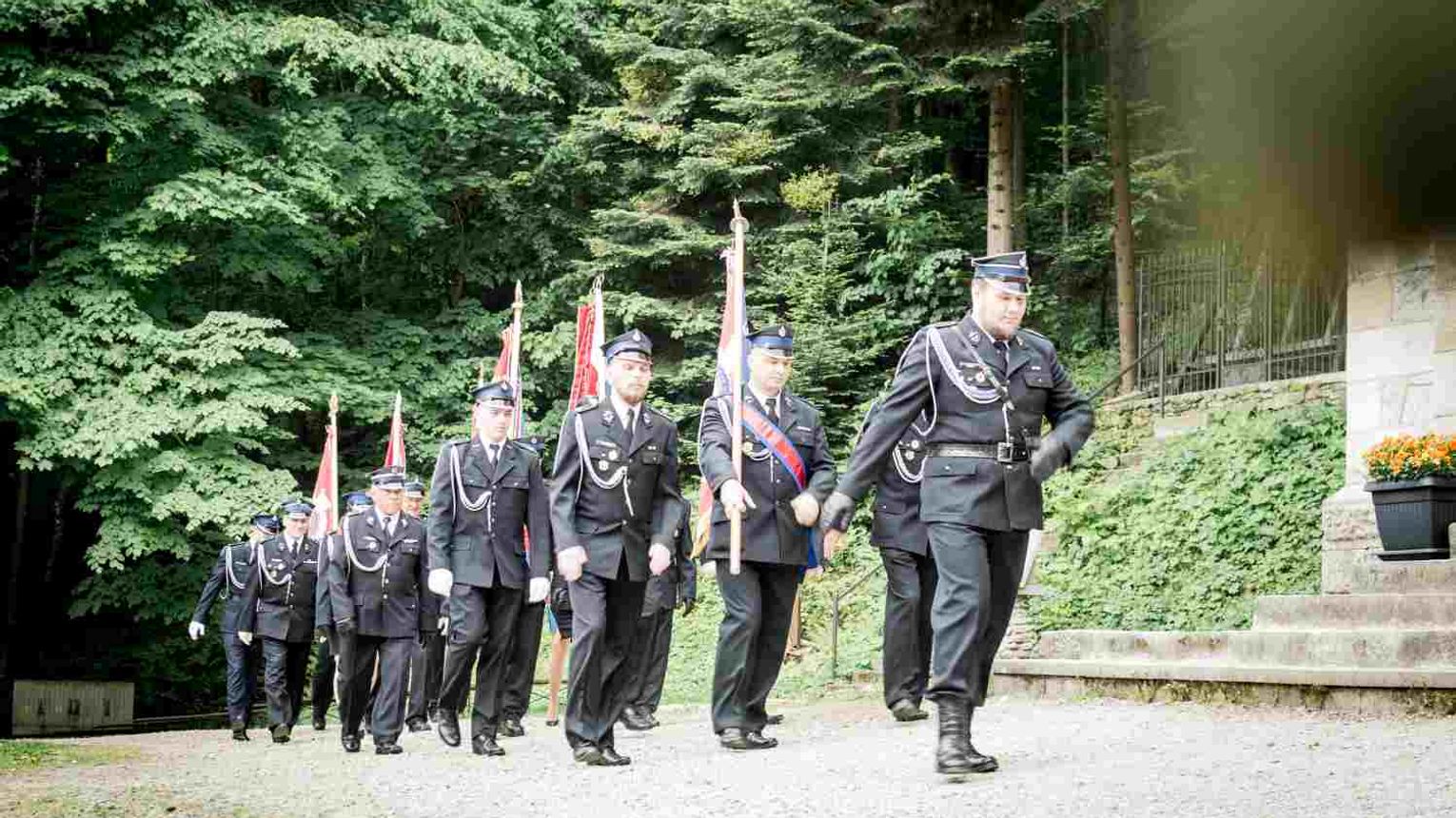 Strażacy z Gminy Dukla świętowali na Pustelni