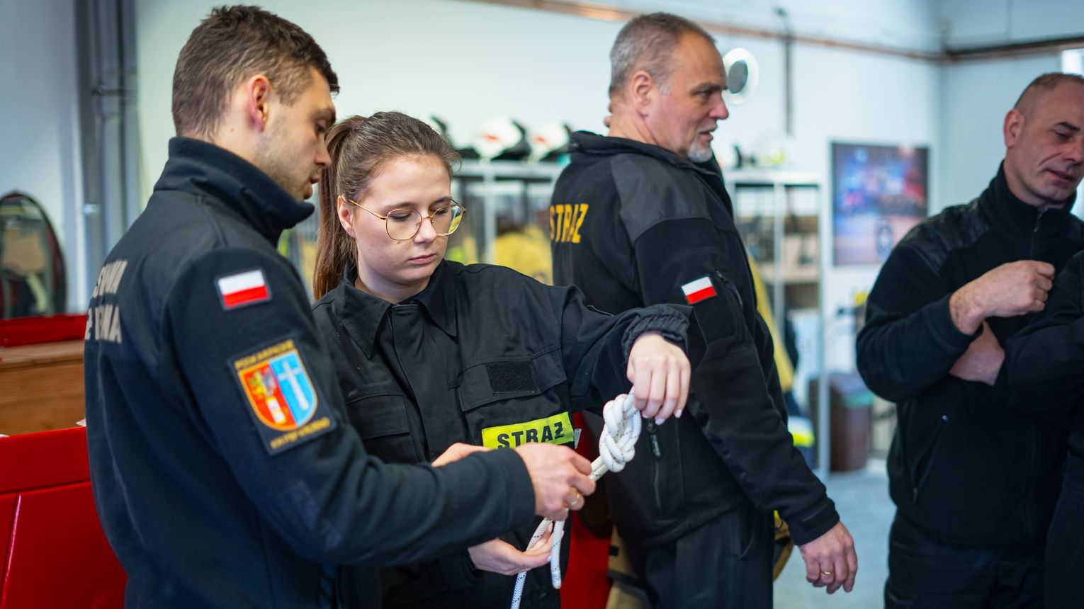 Szkolenie z ratownictwa wysokościowego w OSP Odrzykoń
