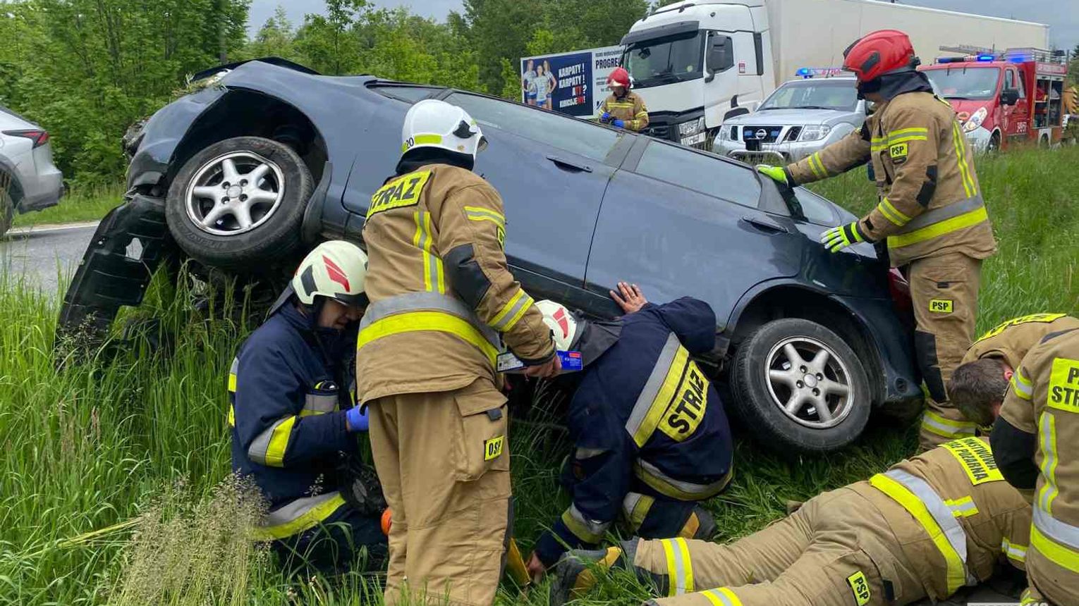 Wypadek na ulicy Rzeszowskiej!