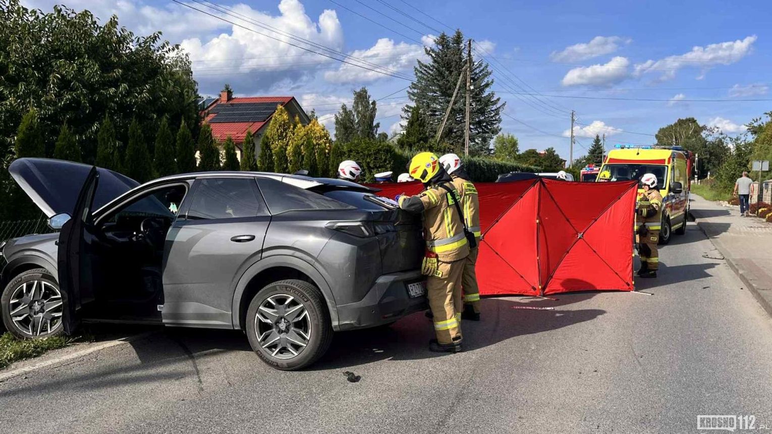 Zdarzenie drogowe w Świerzowej Polskiej